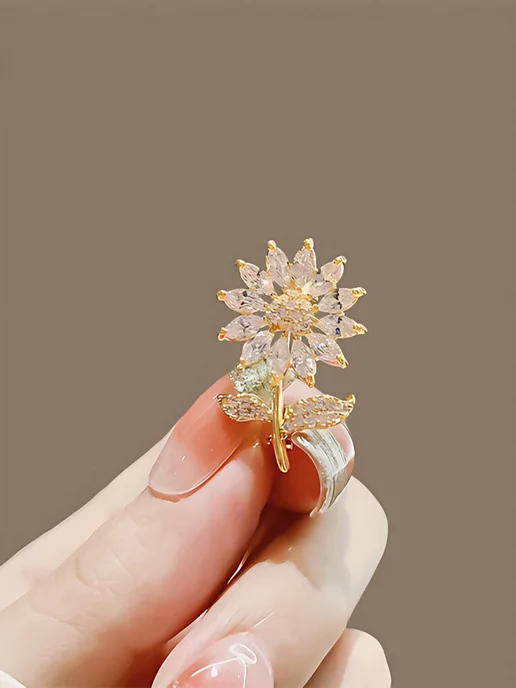 Брошь бижутерия цветок BijouBijou