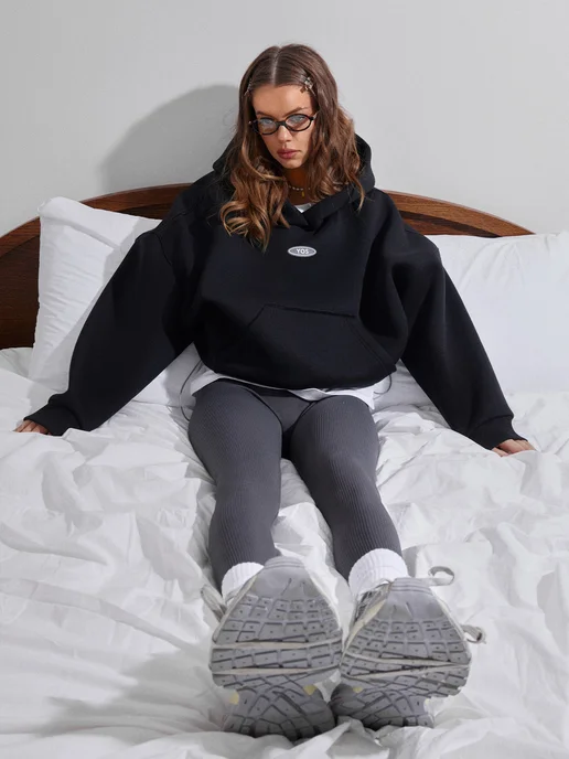 худи 130 оверсайз укороченное с начесом YOS DESIGN