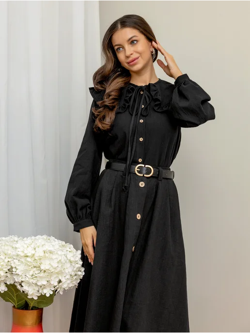 Блузка винтажная с воротником Cher-Neva